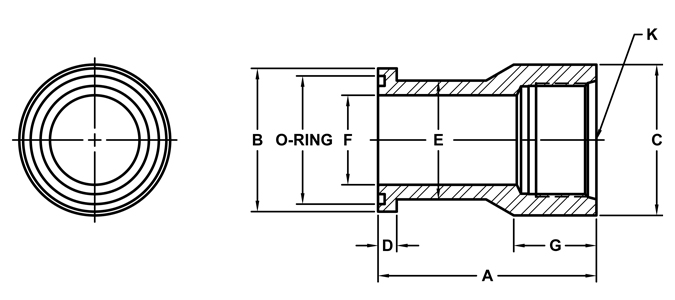 1247 16 16 Flanged Heads SAE J1926 ORB Threaded O ring Face SAE J518 C62 ISO 6162 2 